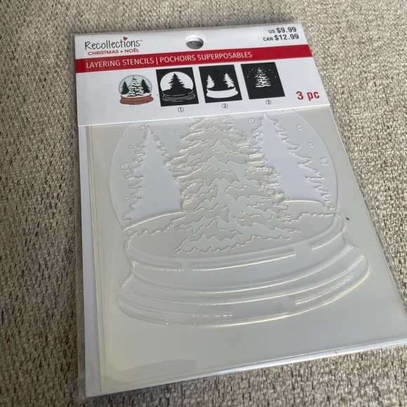 Recollections | Office | Recollections Christmas Layering Stencils Snow ...